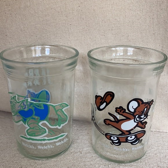 Dining | Vintage Tom Jerry Juice Glasses | Poshmark